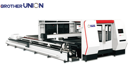 Double Platform Plate And Tube Integrated Laser Cutting Machine