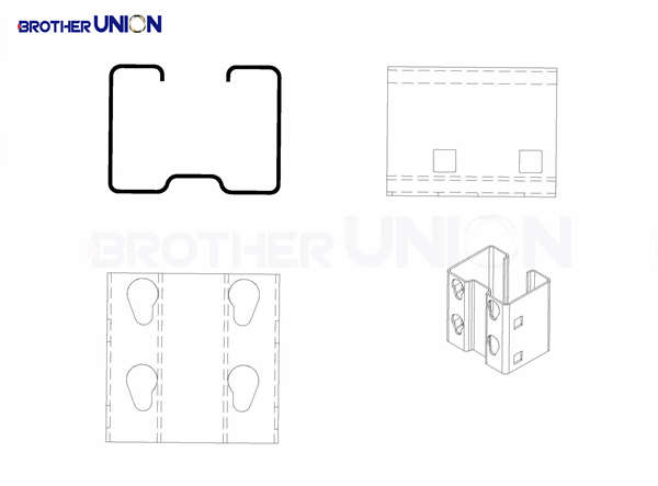 Shelving & Racking Upright Roll Forming Machine - Buy storage racking ...