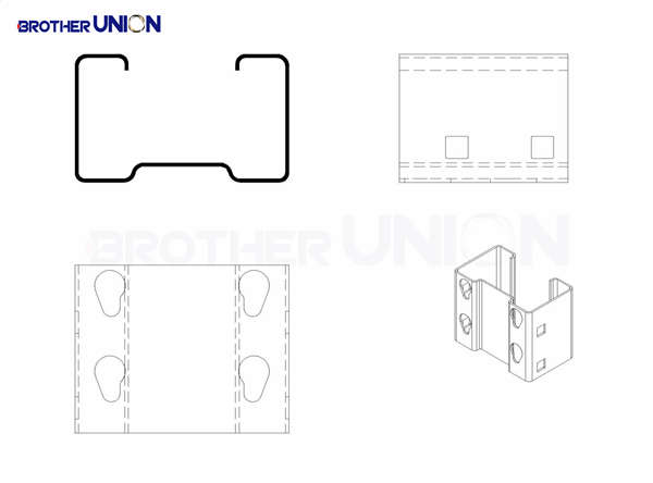 Shelving & Racking Upright Roll Forming Machine - Buy storage racking ...